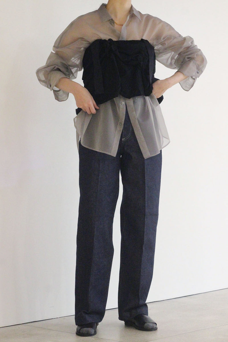 TANAKA "Flower micro top" (black) – lillt-store