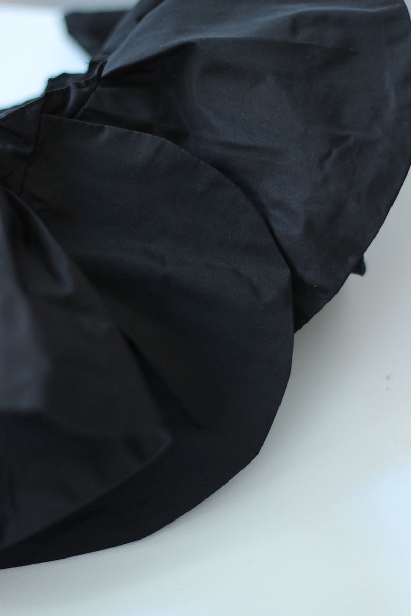 MARGE "taffeta ruffle arm band" (black) – lillt-store
